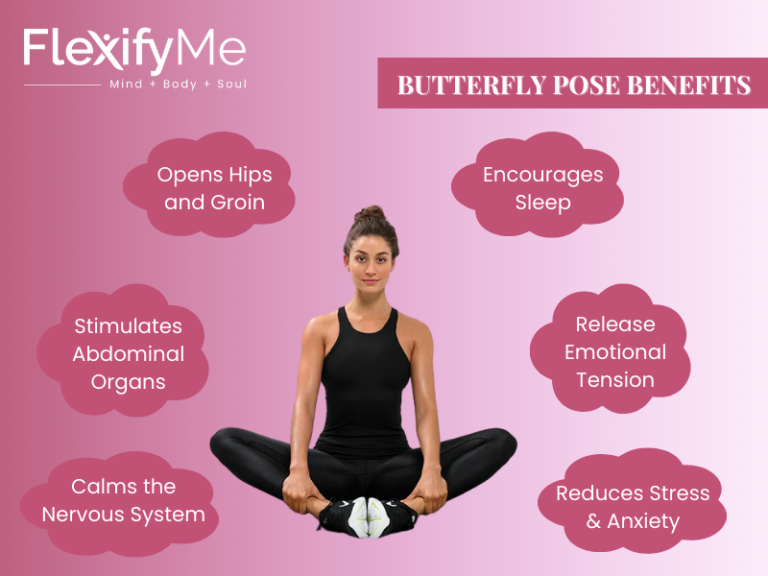 Butterfly Pose (Baddha Konasana) - How To Do, Benefits & Variations